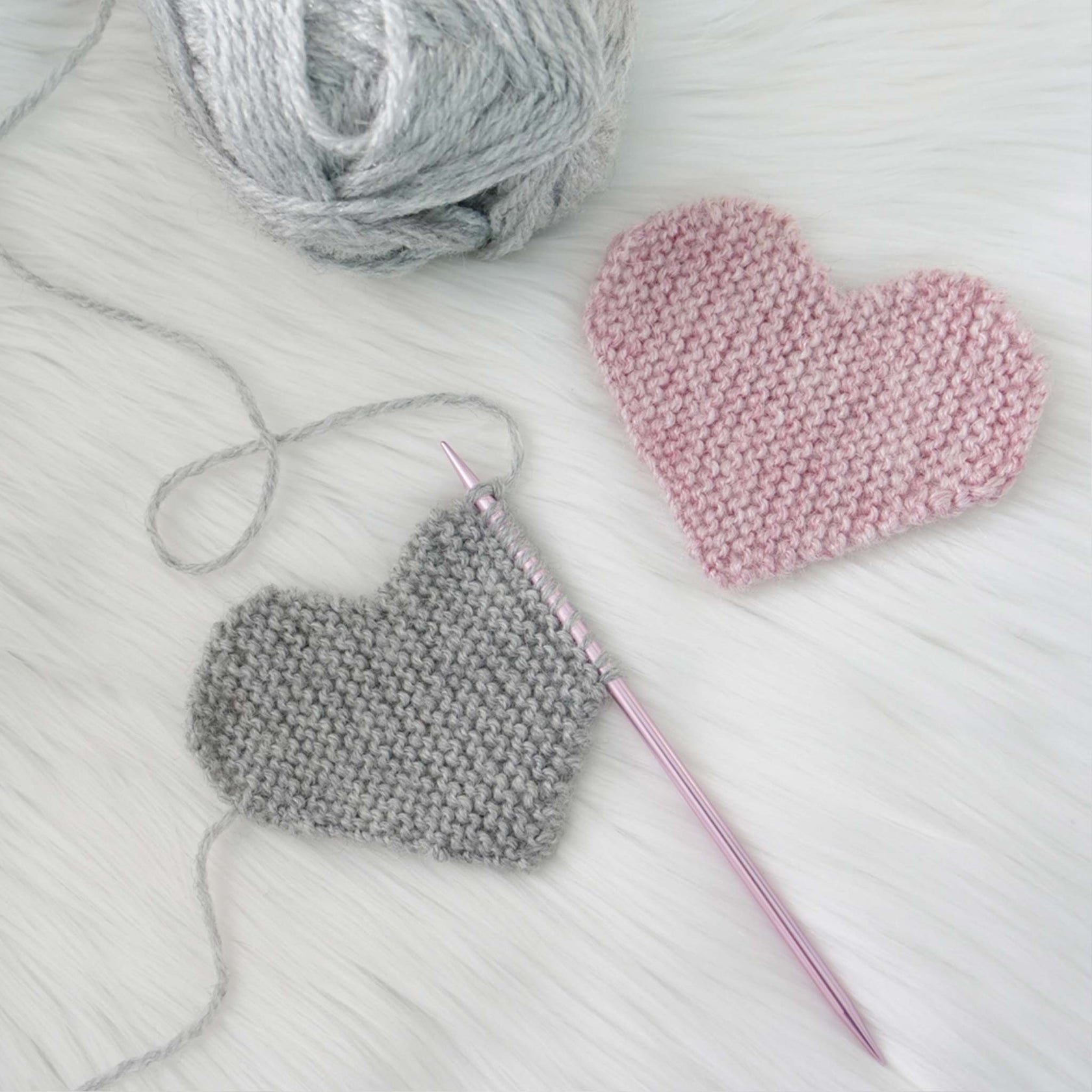 Knitted Heart Patch – B.Hooked