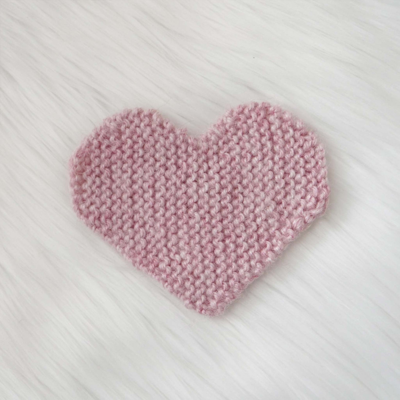 Knitted Heart Patch – B.Hooked